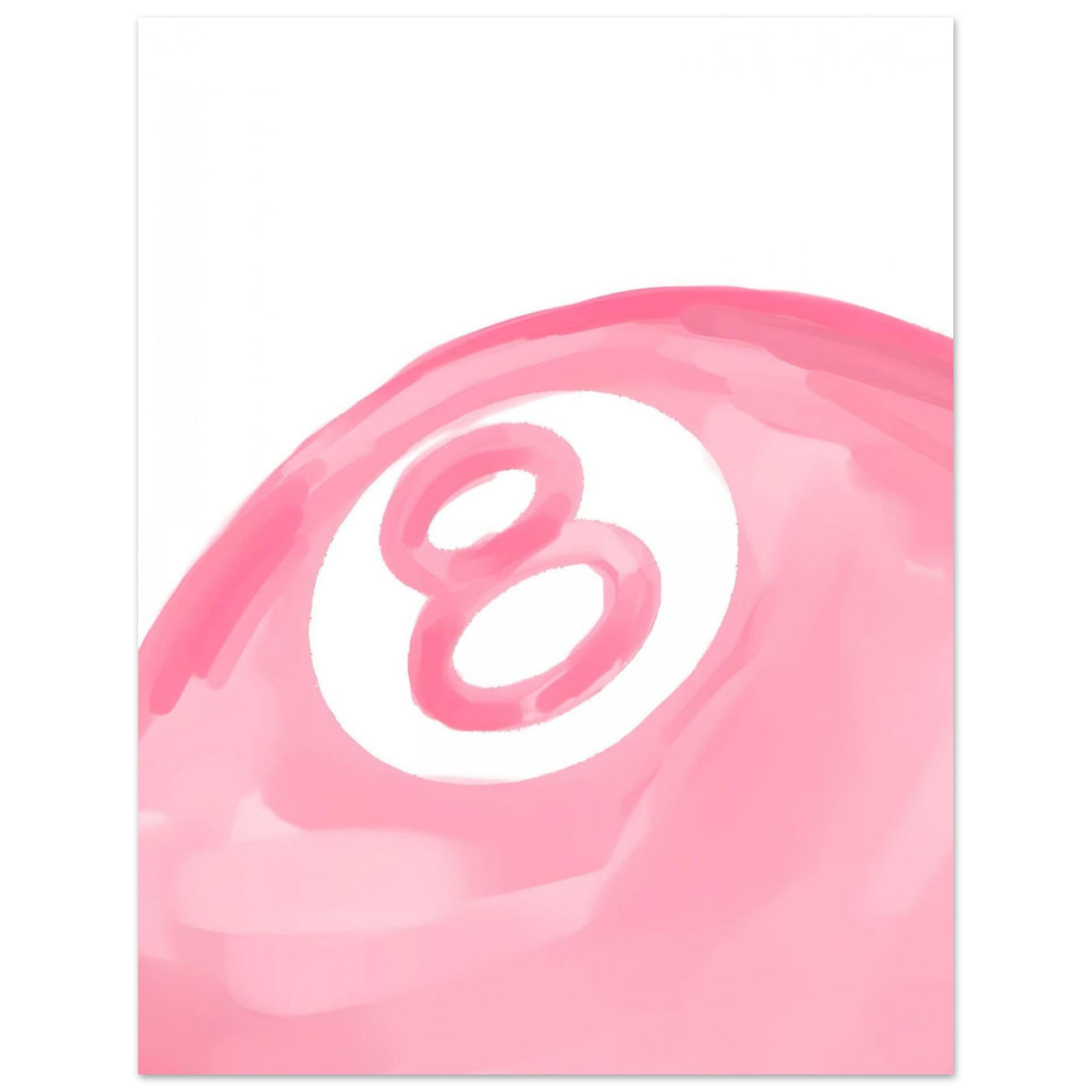 Pink Eight Ball - Poster – Limitless Together