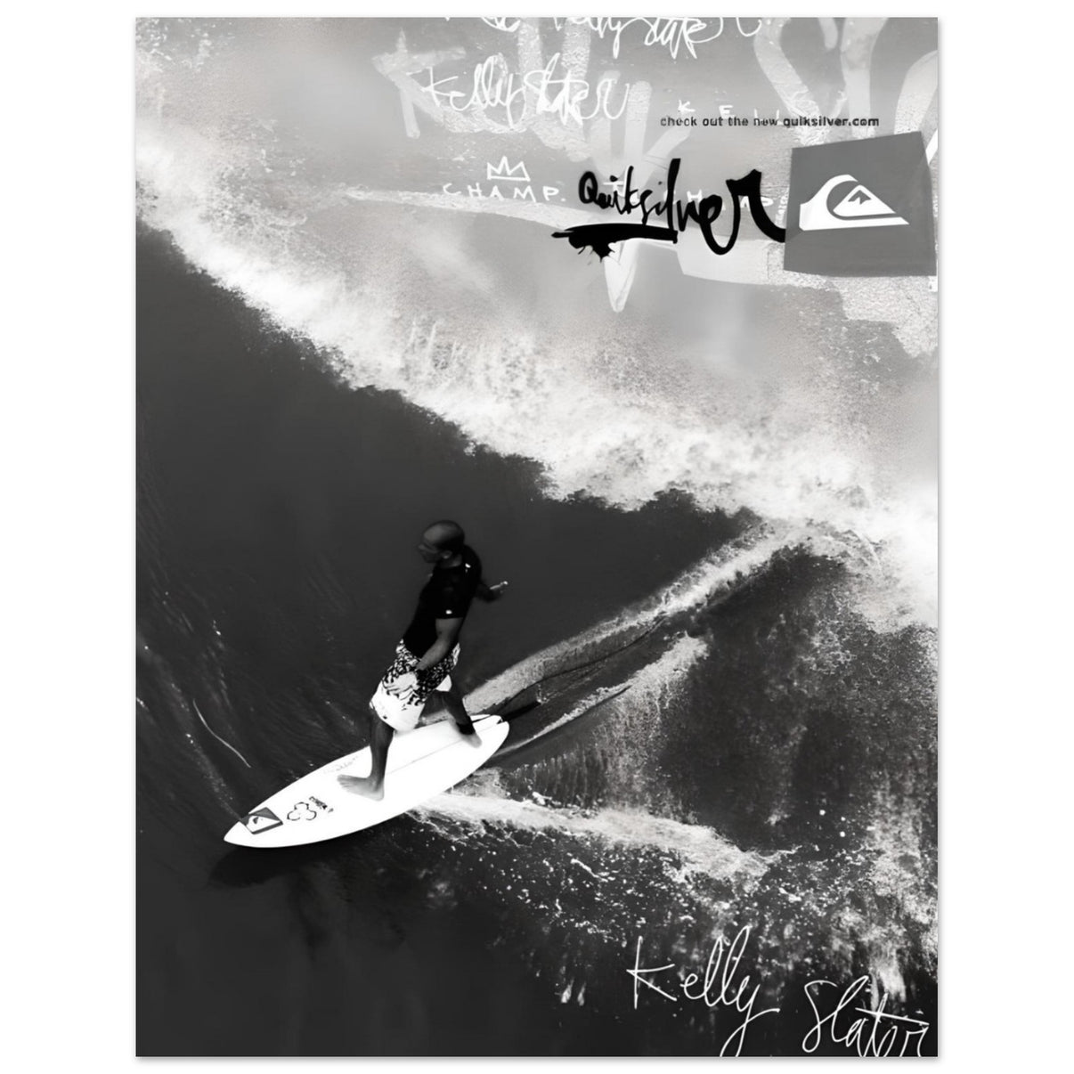 Quiksilver kelly slater - Poster – Limitless Together