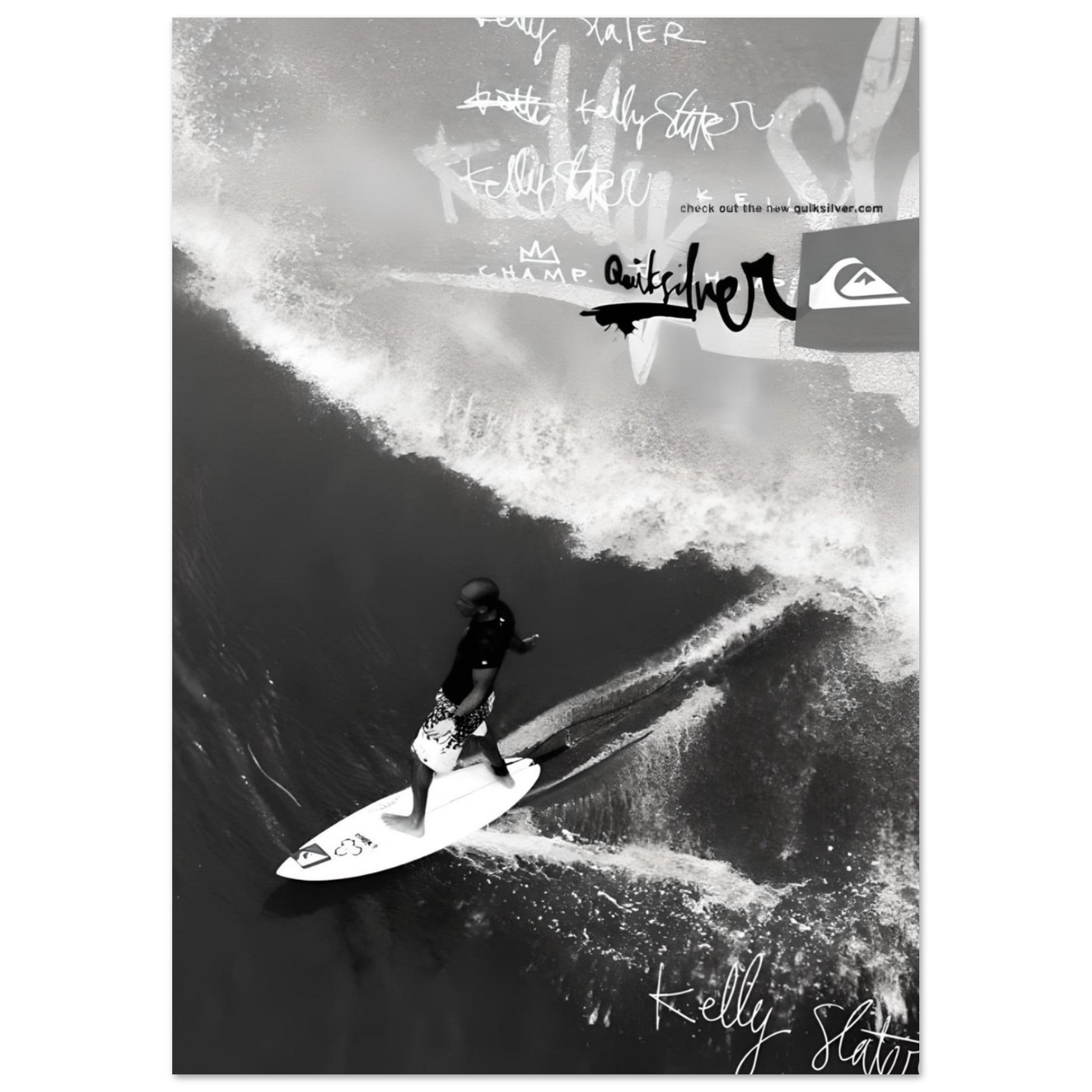 Quiksilver kelly slater - Poster – Limitless Together