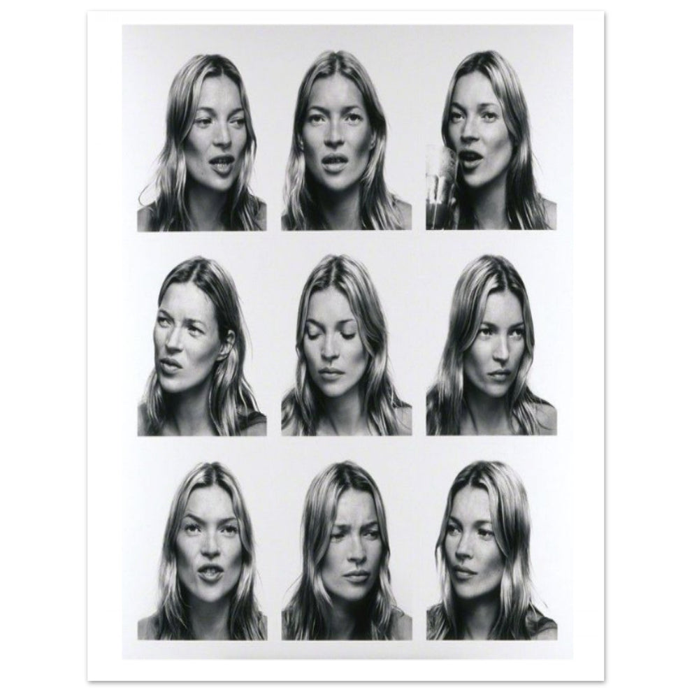 Kate Moss: Iconic Monochrome Mood - Poster – Limitless Together
