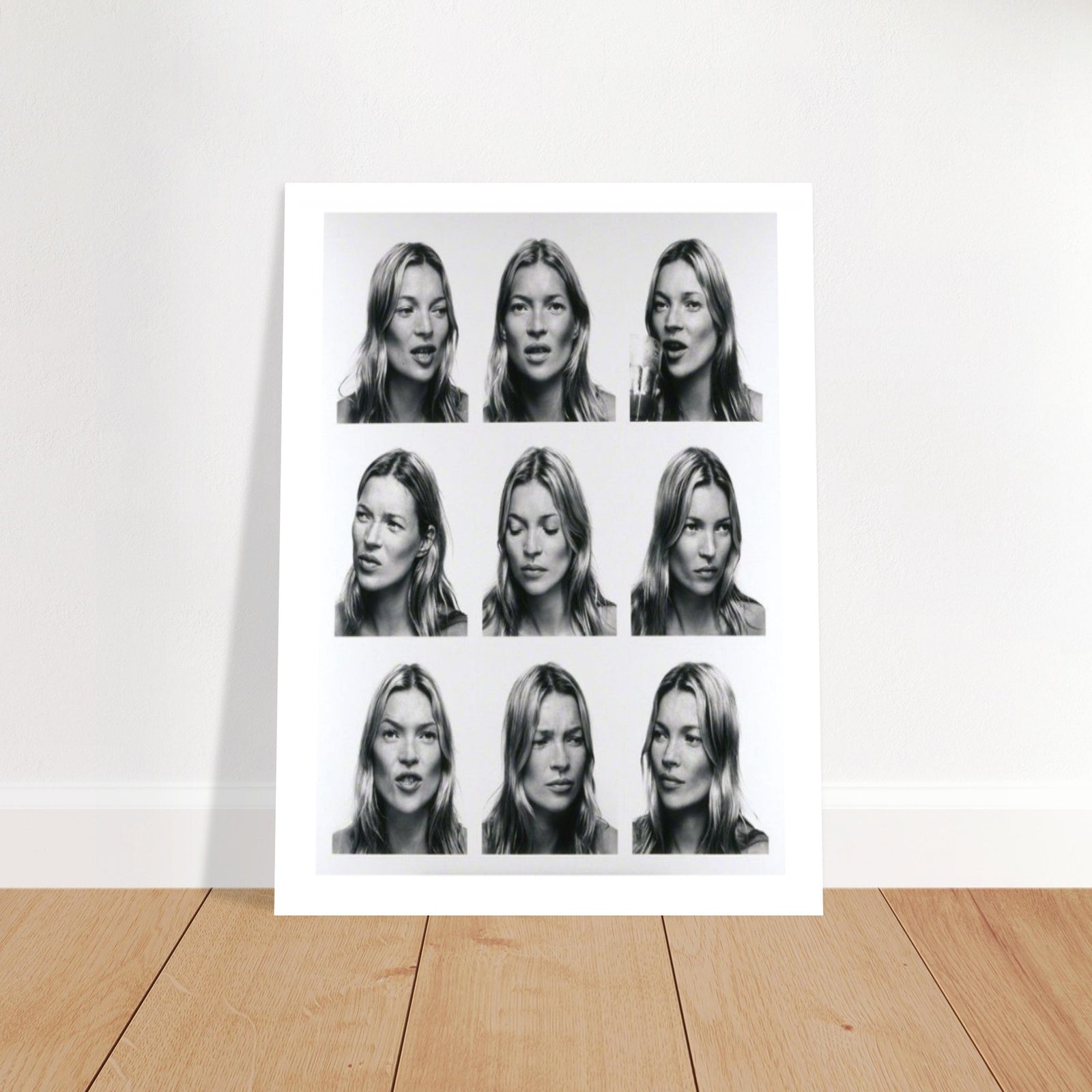 Kate Moss: Iconic Monochrome Mood - Poster – Limitless Together