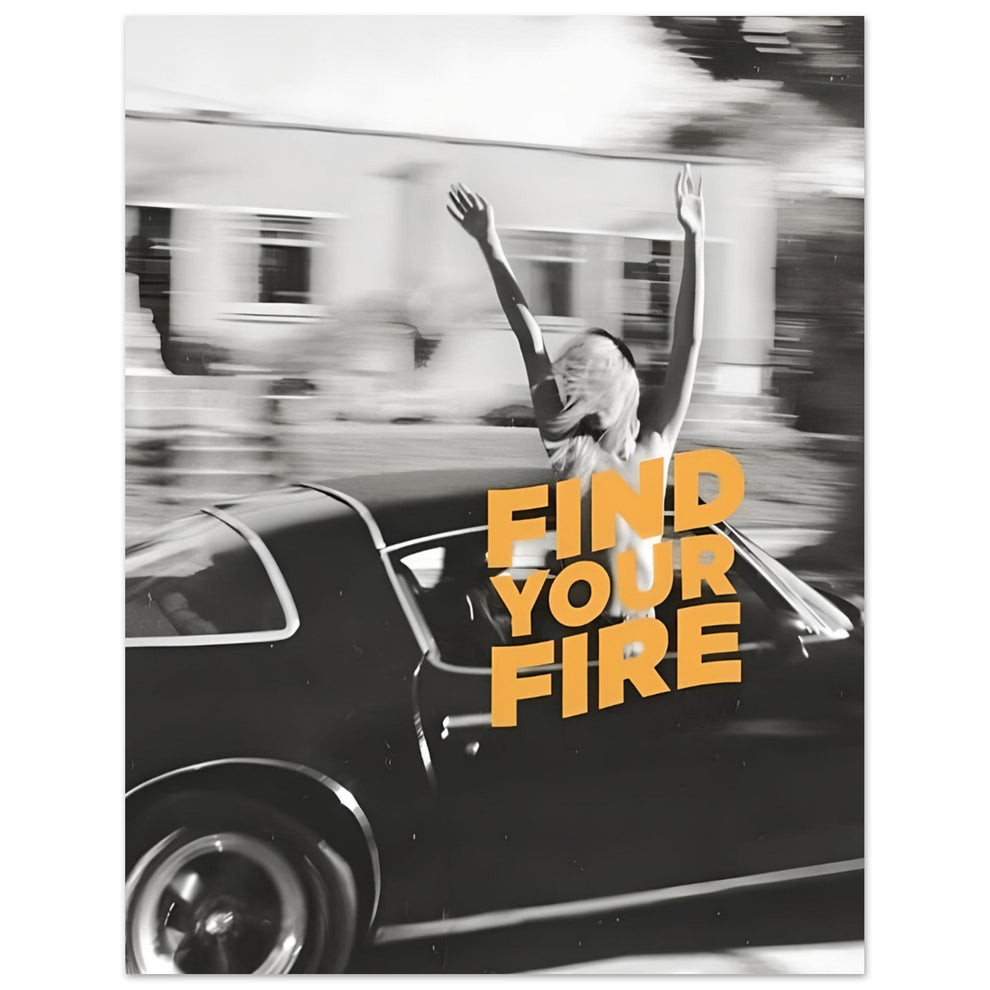 FIND YOUR FIRE: YELLOW - Poster – Limitless Together