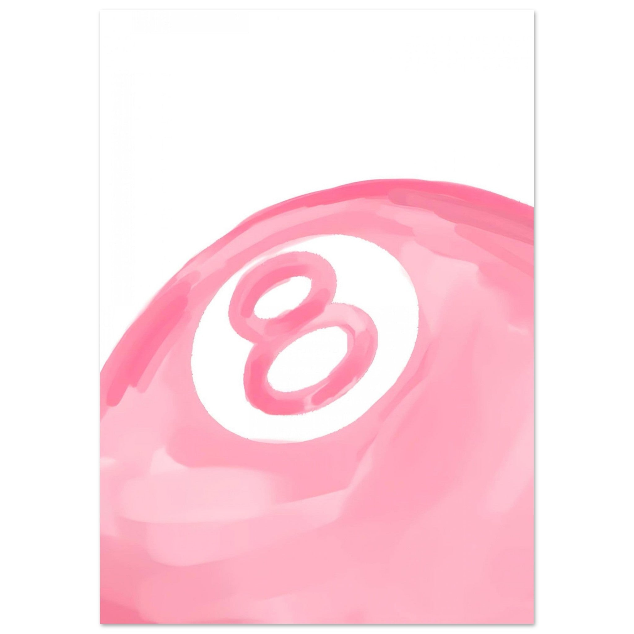 Pink Eight Ball - Poster – Limitless Together