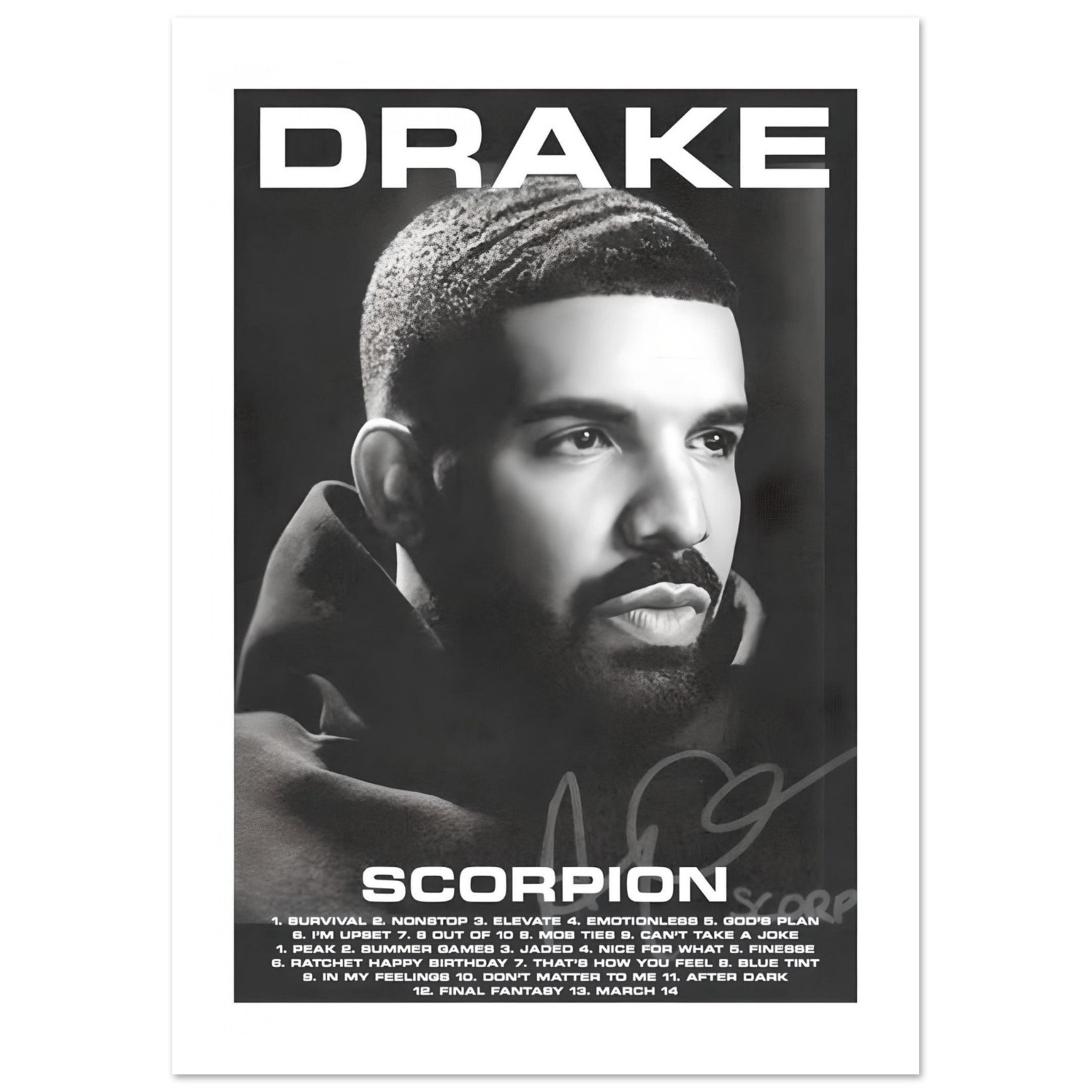 Drake: Scorpion album - Poster – Limitless Together